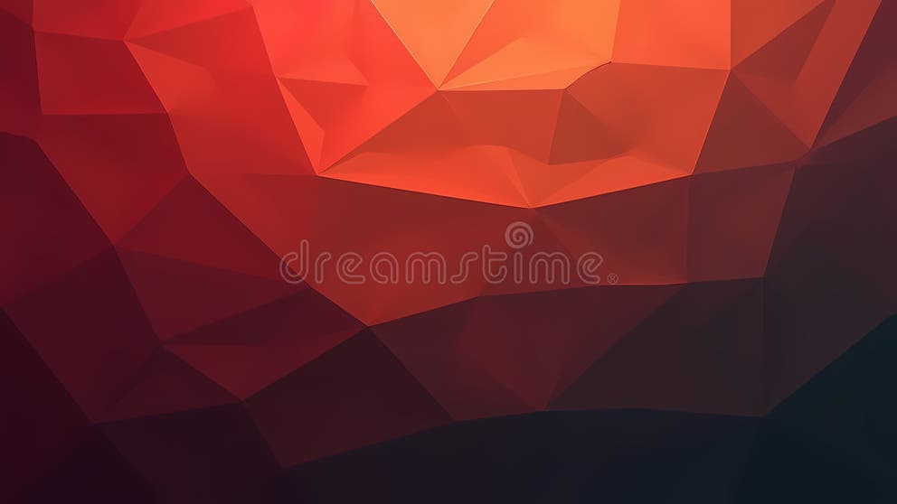 Bold Red and Black Background with Polygons and Gradient Fade Stock ...