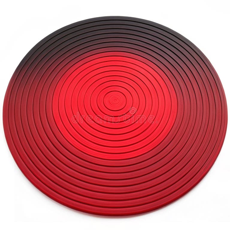 Red and Black Circle Gradient Background Stock Illustration ...