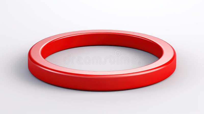 A Bold Red Circle Frame Enhances Your Design, Adding a Vibrant Touch ...
