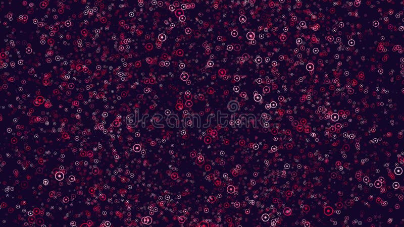Bold Red Dot Pattern on Dark Background in Circular Formation Stock ...