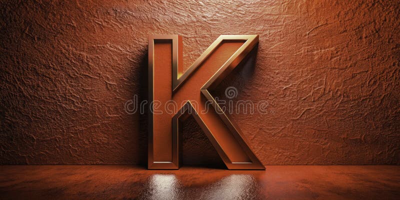 Bold Red K Abstract Letter Photography a Powerful Visual Statement in ...