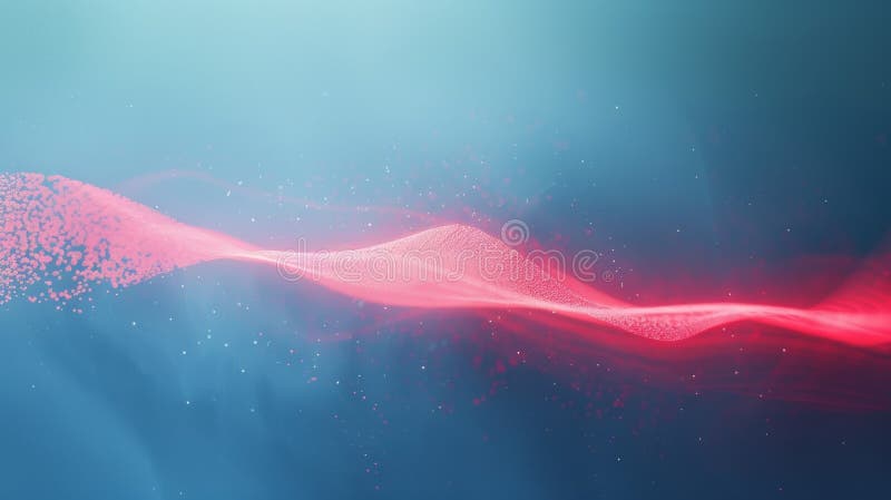 A Bold Red Line S through a Hazy Blue Field Representing the Divide ...