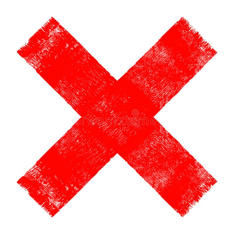 Bold Red X Stock Illustrations – 1,084 Bold Red X Stock Illustrations ...