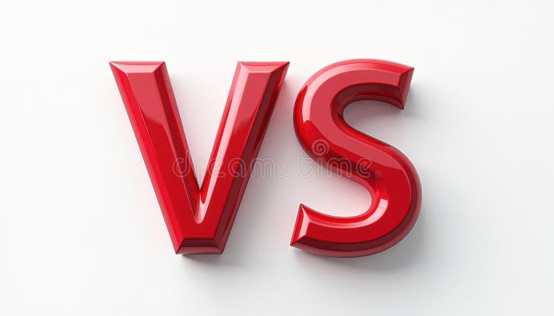 Red Vs White Letters Stock Illustrations – 197 Red Vs White Letters ...