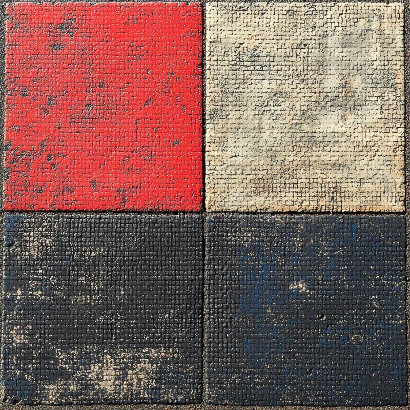 Bold Red White and Blue Square Symbolizing Patriotism and National ...
