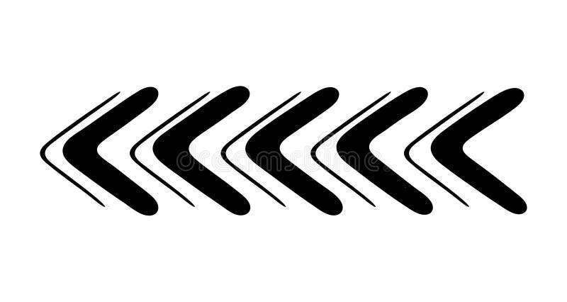 Bold Repeating Left Arrows in Abstract Style Stock Vector ...