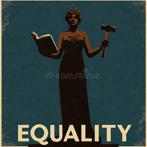 Bold Representation of Gender Equality Stock Illustration ...