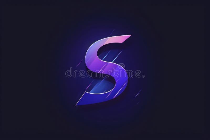 Bold S Emblem with an Electrifying Gradient, Encapsulated in a ...