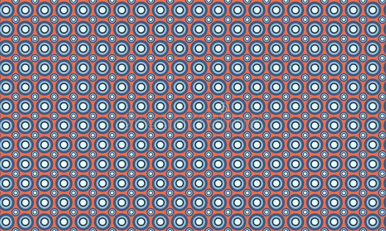 Vibrant Concentric Circles Pattern Background Stock Illustration ...