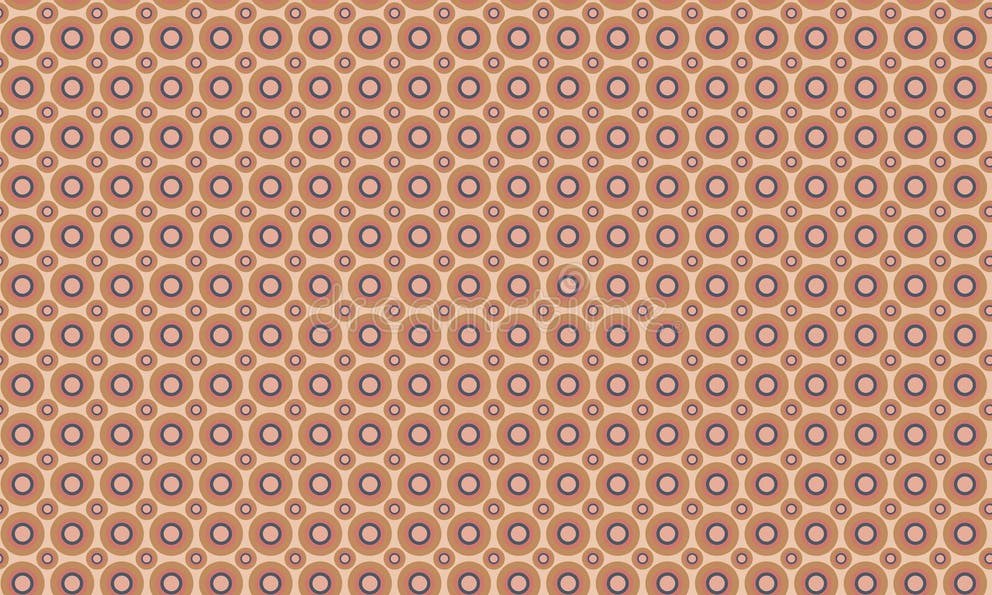 Vibrant Concentric Circles Pattern Background Stock Illustration ...