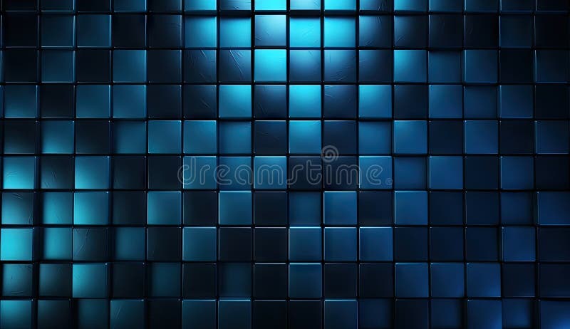 Bold Shadows on Light Blue Square Background in Dark Chiaroscuro Style ...