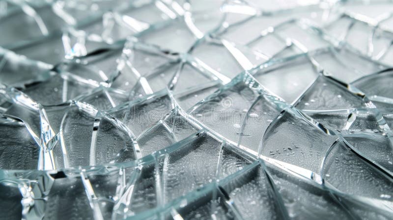 Bold Sharp Angles Etched Onto the Surface of Glass Resembling a ...