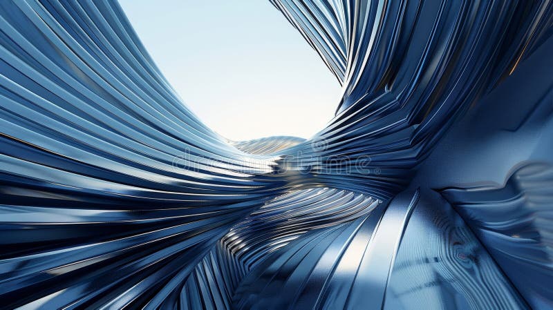 Bold Sharp Lines and Angles Collide To Form a Dramatic Abstract ...