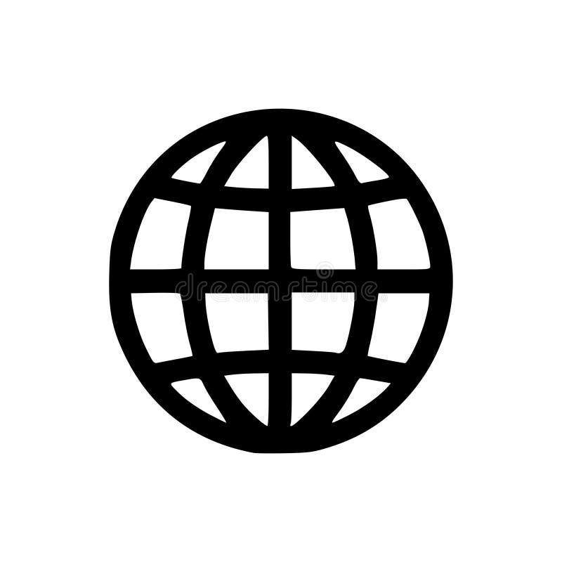 Global Icon for Networking and Connectivity Stock Image - Illustration ...