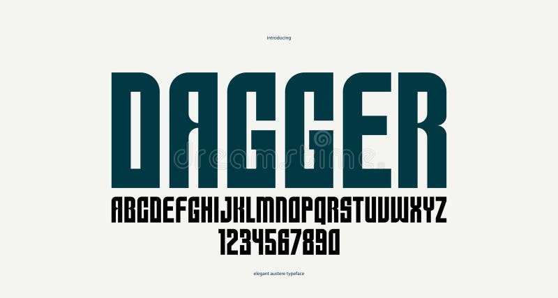 Bold Simple Sans Serif Display Font for Logos Headers or Slogans ...