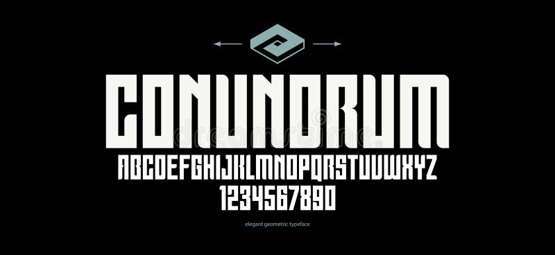 Bold Simple Sans Serif Display Font for Logos Headers or Slogans ...