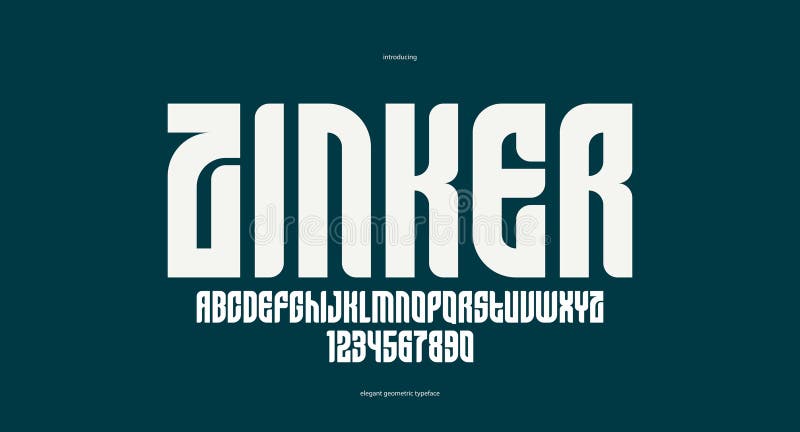 Bold Simple Sans Serif Elegant Display Font for Logos Headers or ...