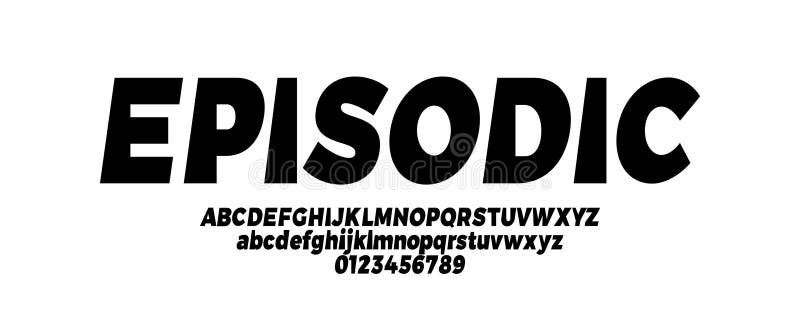 Bold Slanted Vector Typeface – Dynamic Font with Uppercase, Lowercase ...