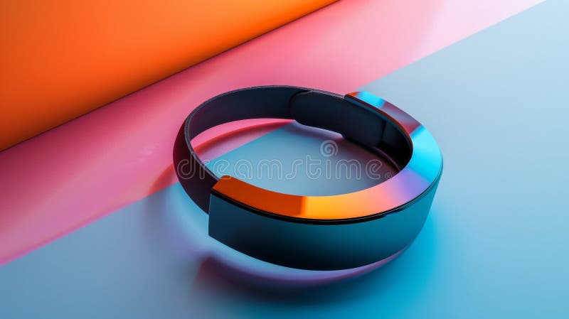 A Bold Smart Headband Mockup Featuring a Sleek Design with a ...