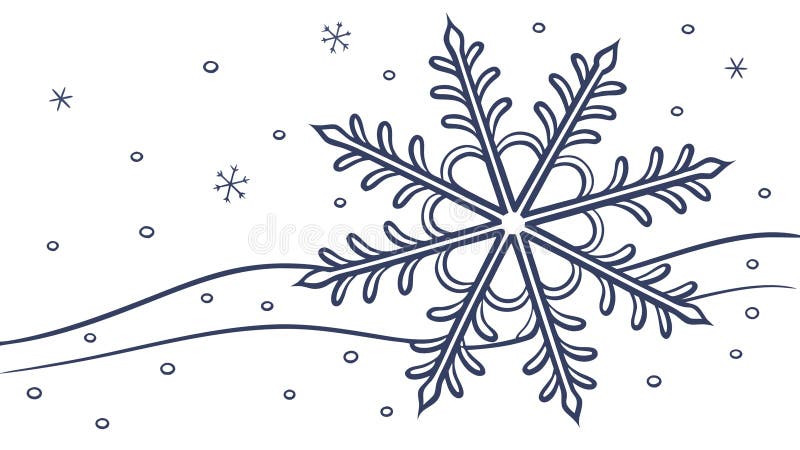 Falling Snow Outline Stock Illustrations – 1,364 Falling Snow Outline ...