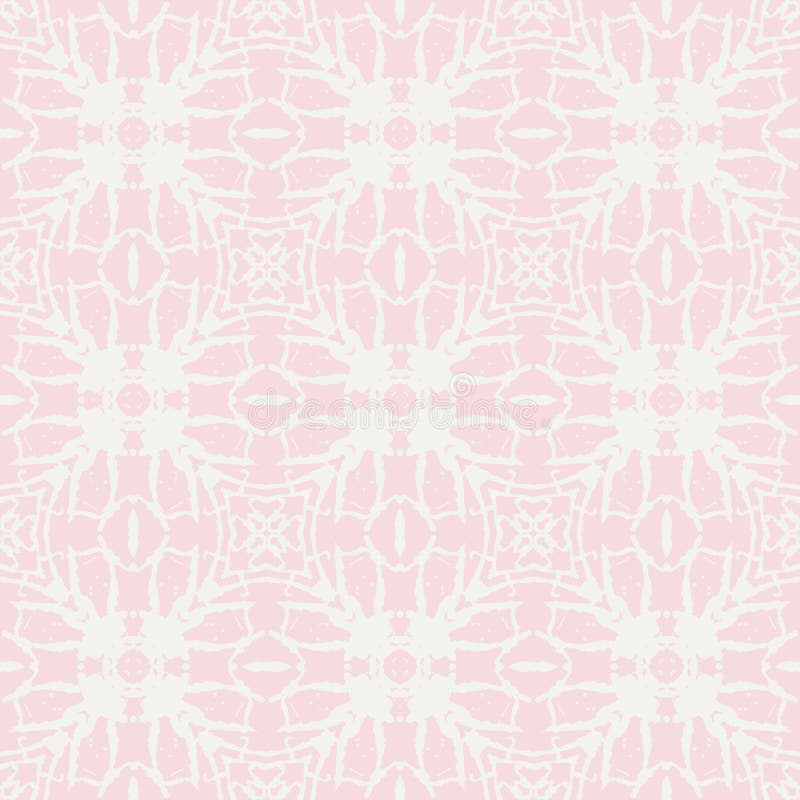 Bold Soft Cute Pink Romantic Pattern Ornament Stock Vector ...