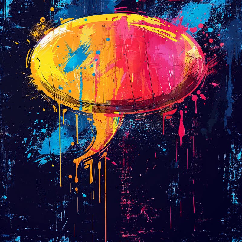 Bold Splashes of Color Create a Dynamic Dialogue of Artistic Emotion ...