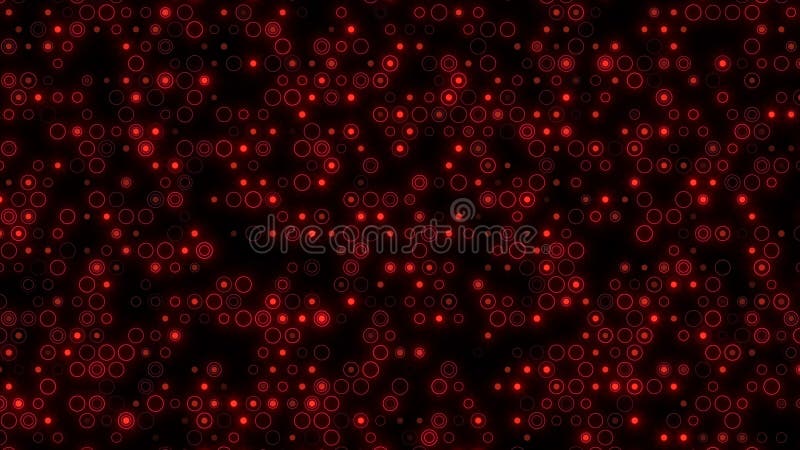 Bold and Striking Red Dot Pattern on Black Stock Footage - Video of ...