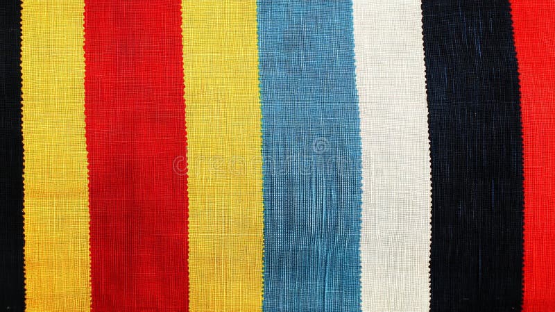 Bold Striped Fabric Pattern with Alternating Thick Lines of Color Stock ...