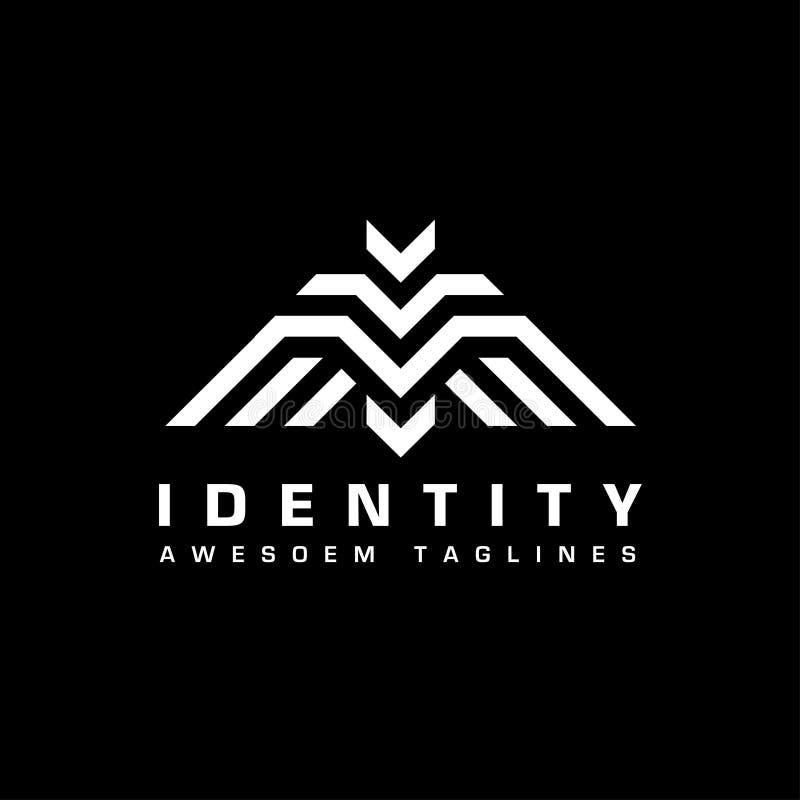 Bold and Strong Abstract Bird Logo Stock Vector - Illustration of ...