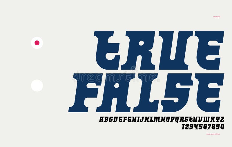 Bold and Strong Vector Geometric Font for Logos and Emblems, Display ...