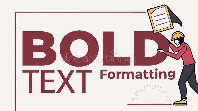 Bold Text Formatting Icon, Typography and Design Tool Vector Design ...