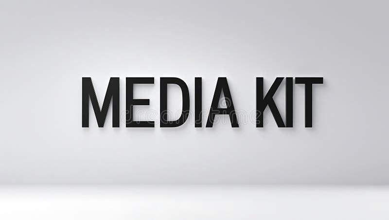Bold Text Saying MEDIA KIT Against a Simple Background - Essential ...