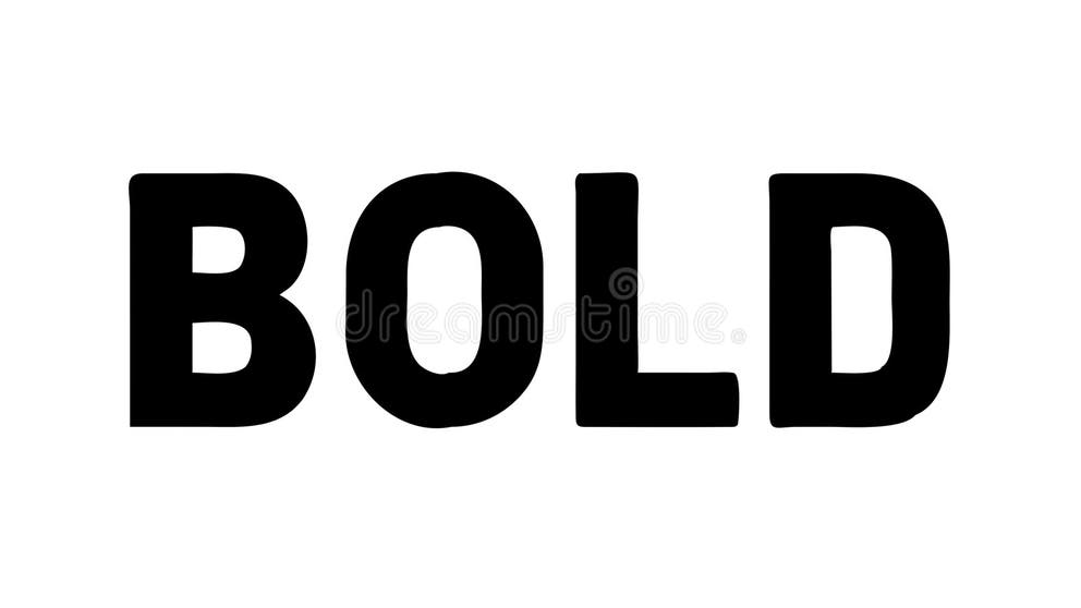 Bold Text Style Icon for Typography and Emphasis, Vector Design ...