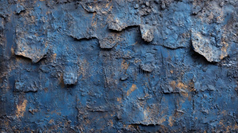 Bold Textured Deep Blue Backdrop with Rugged Layers and Earthy Accents ...