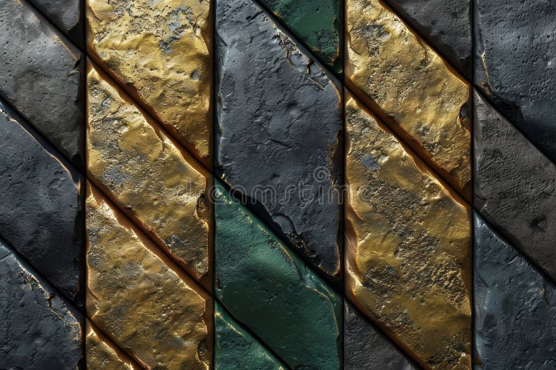 Bold, Textured Patterns Showcasing Artistic Metalwork Design Stock ...