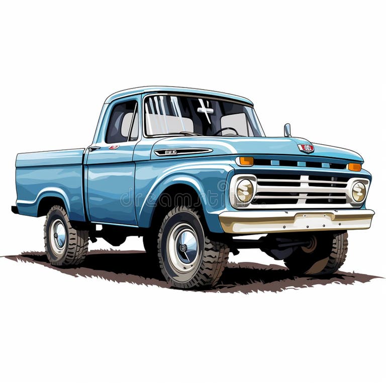 Bold Truck Impressive Form stock illustration. Illustration of wagon ...