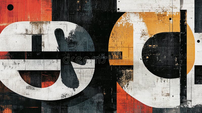 A Bold Typographic Design Using Modern Fonts and Layered Textures ...