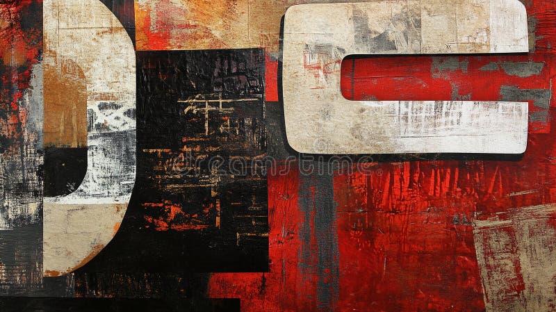 A Bold Typographic Design Using Modern Fonts and Layered Textures ...