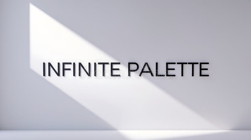 Bold Typographic Statement on a White Wall Represents Creativity and ...