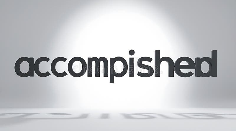 Bold Typography Design Featuring Smooth Shadows and Lighting Effects ...