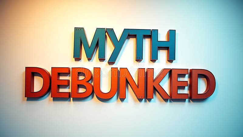 Myth Debunked Stock Illustrations – 14 Myth Debunked Stock ...