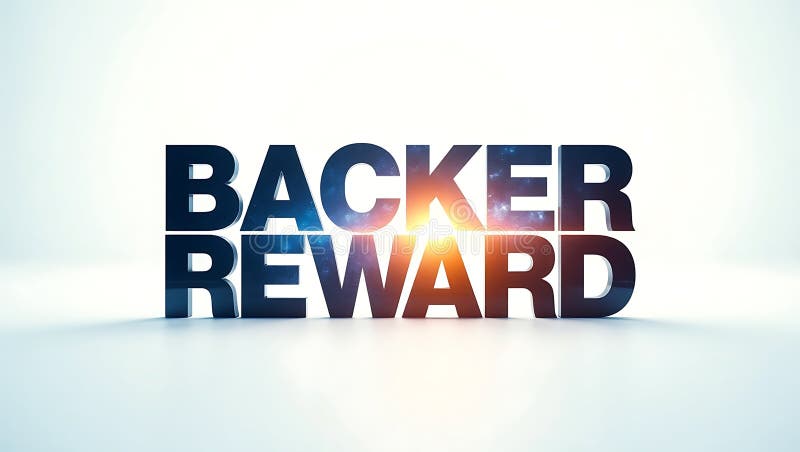 Engaging Backer Reward Design with Bold Typography and Light Effects ...