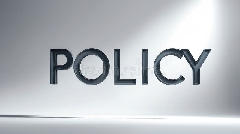 Bold Typography Emphasizing Policy Clean Background Stock Photos - Free ...