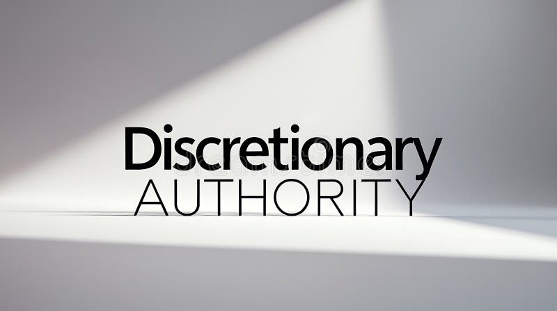 Discretionary Authority Stock Photos - Free & Royalty-Free Stock Photos ...