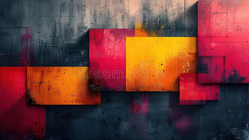 Bold Typography with Modern Colors Stock Image - Image of layout ...