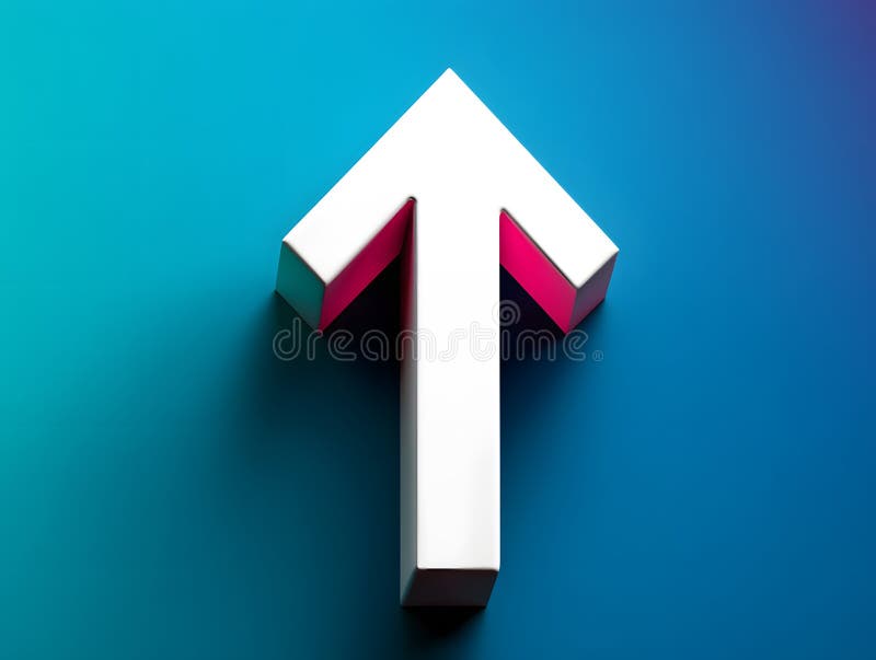 "Upward Arrow Vector: a Symbol of Growth, Progress, and Forward ...