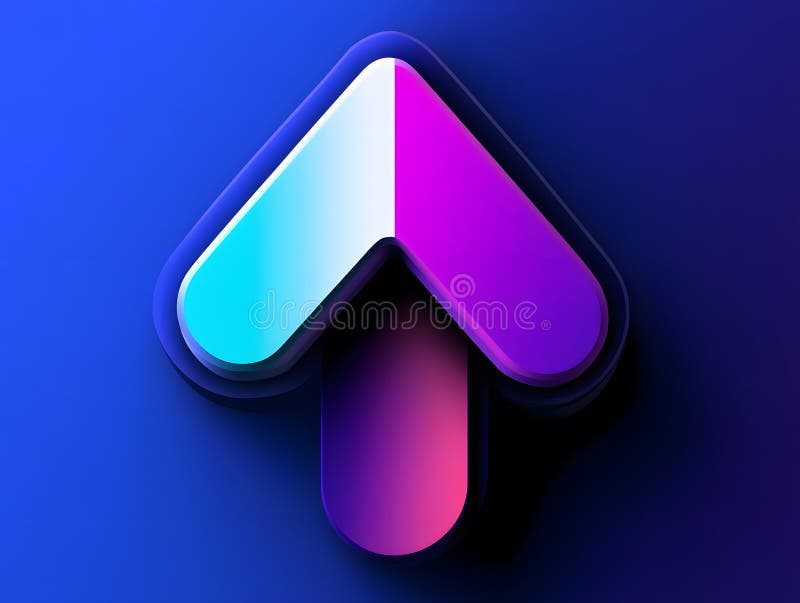 "Upward Arrow Vector: a Symbol of Growth, Progress, and Forward ...