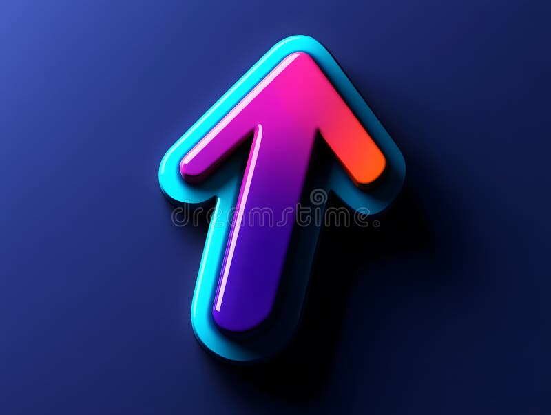 "Upward Arrow Vector: a Symbol of Growth, Progress, and Forward ...