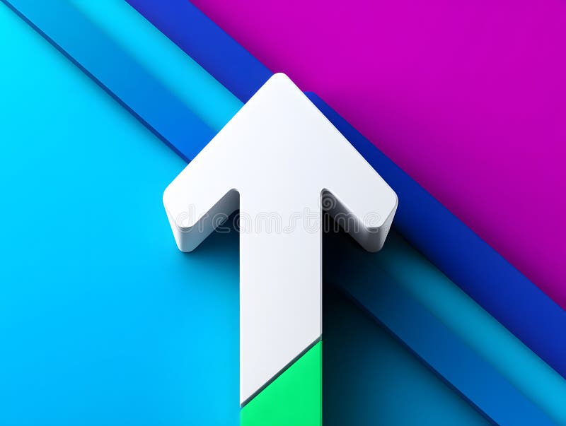 "Upward Arrow Vector: a Symbol of Growth, Progress, and Forward ...