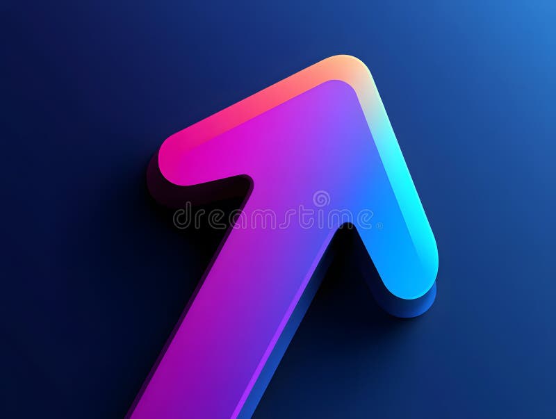 "Upward Arrow Vector: a Symbol of Growth, Progress, and Forward ...